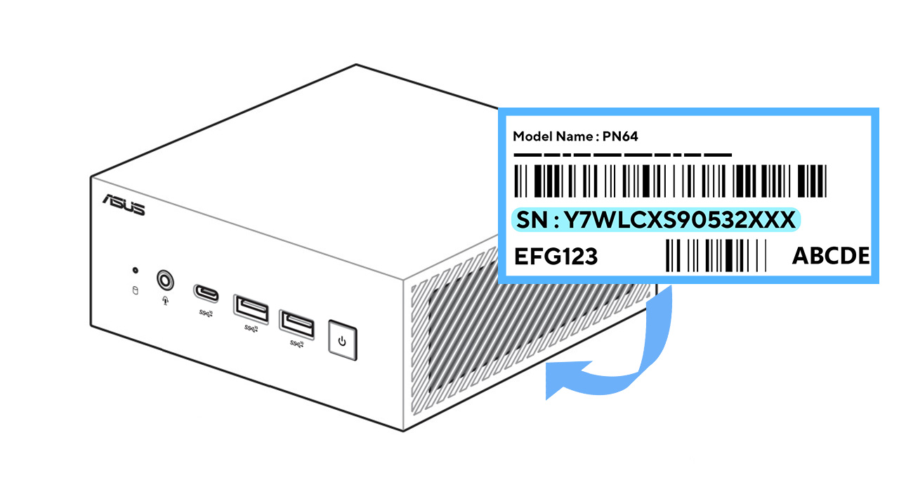 如何找到产品序列号和校验码？ | 官方支持 | ASUS 中国