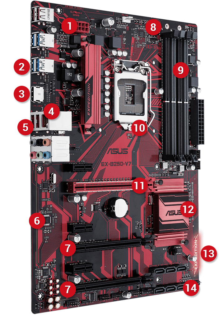 EX-B250-V7｜主板｜ASUS 中国